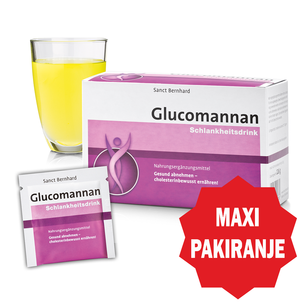 GLUKOMANAN 42 VREĆICE – NAPITAK ZA MRŠAVLJENJE + ČAJ GRATIS - Kuća čaja ...