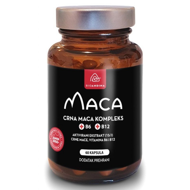CRNA MACA KOMPLEKS 60 KAPSULA 3000 mg - Kuća čaja Makarska, svijet čaja ...